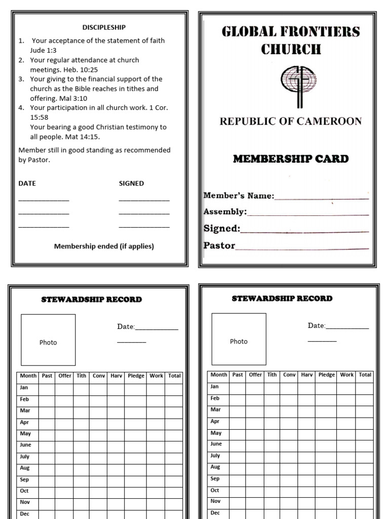 Global Membership Card | PDF