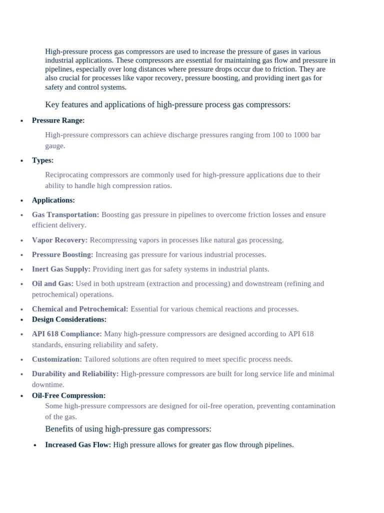 Gas Compression | PDF