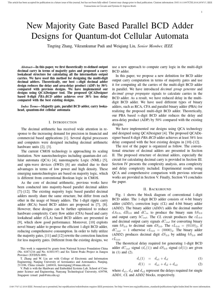 vlsi-3 | PDF | Binary Coded Decimal | Digital Electronics