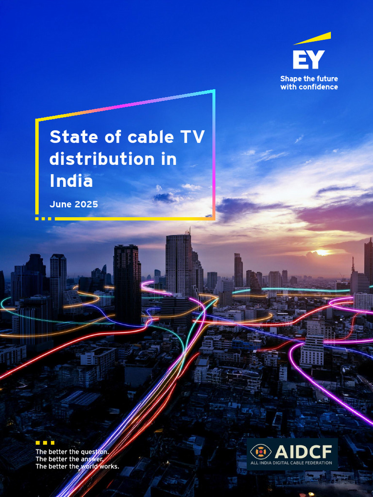 India's Cable TV Industry Report 2025 | PDF | Video On Demand | Television