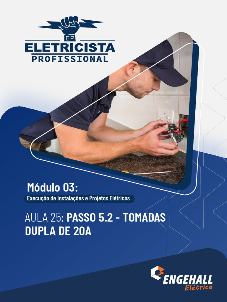 Apostila Engehall Modulo 3 Aula 25 | PDF | Conector elétrico | Eletricista