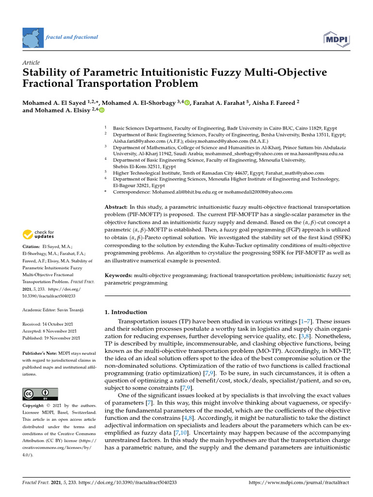 Stability of Parametric Intuitionistic F | PDF | Mathematical Optimization | Loss Function