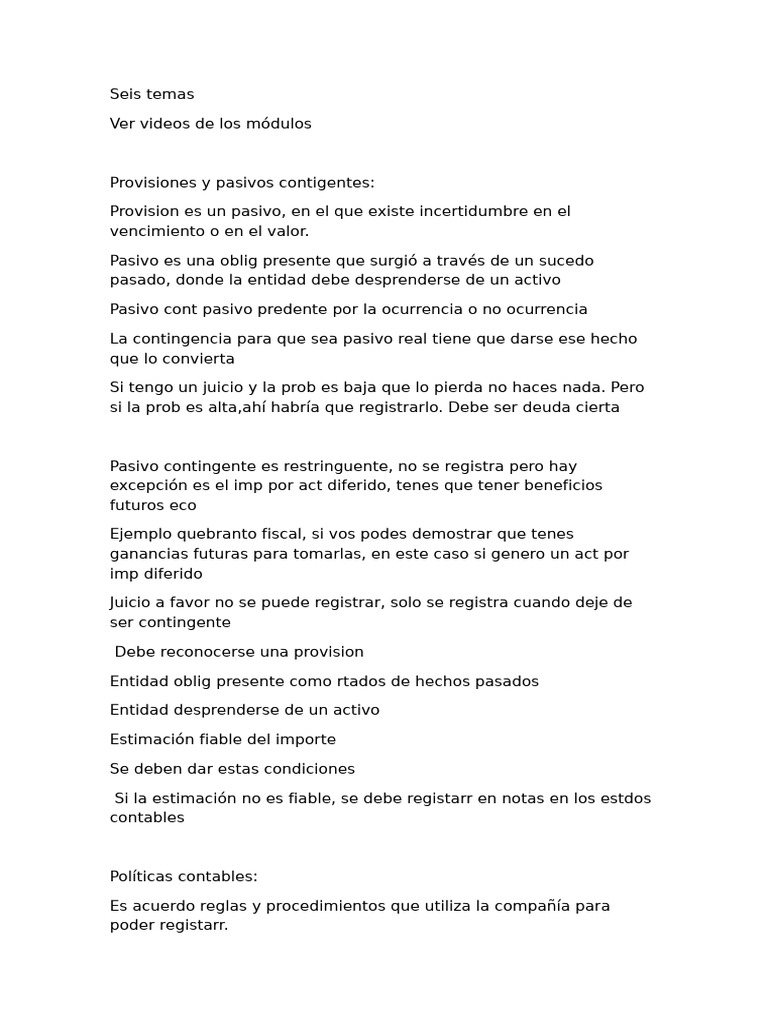 Apunte Contab en Contextos | PDF | Contabilidad | Inflación