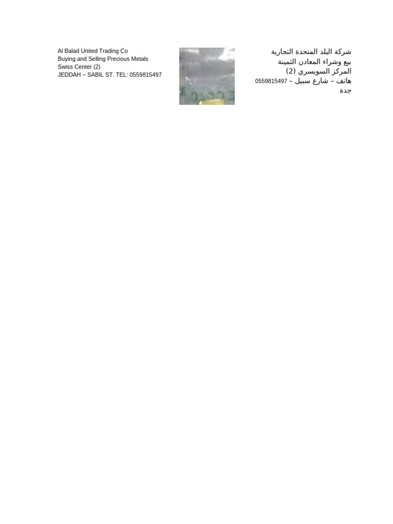 Al Balad Invoice Header Done | PDF
