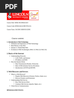 Introduction To Web Technology | PDF | Websites | World Wide Web