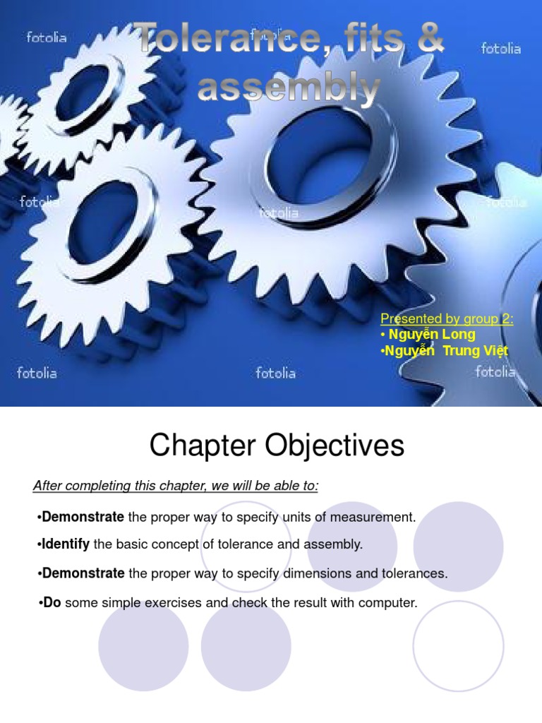 Tolerance, Fits & Assembly | PDF | Engineering Tolerance | Teaching ...