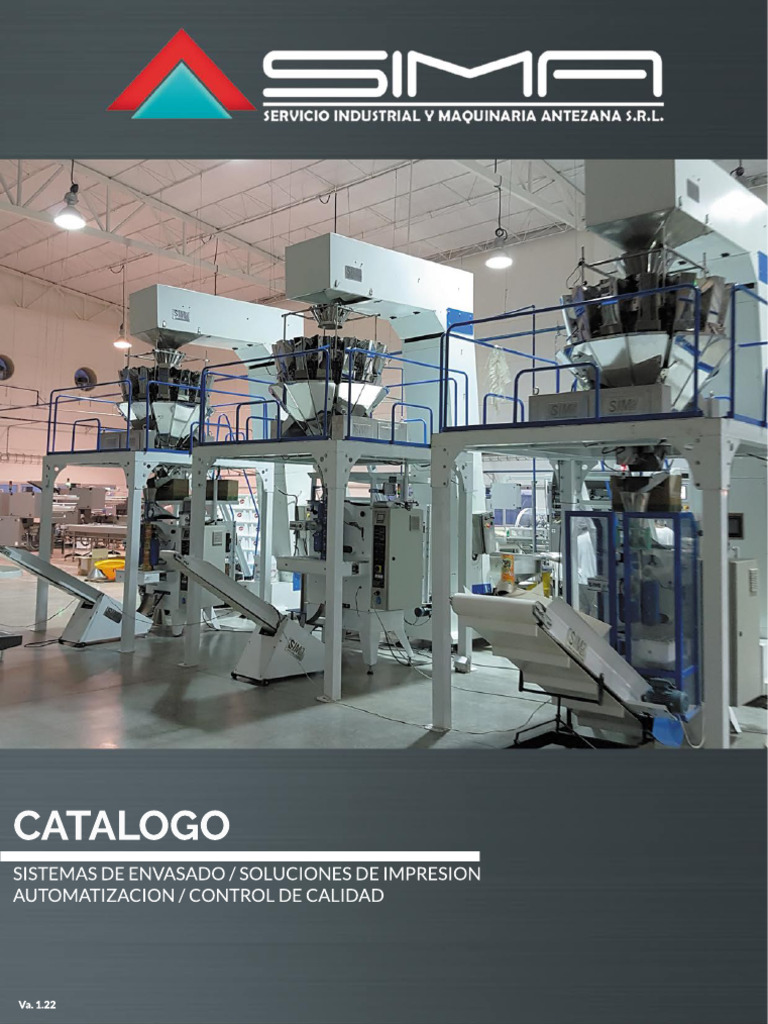 Catalogo Sima SRL | PDF | Papel | Sector secundario de la economía