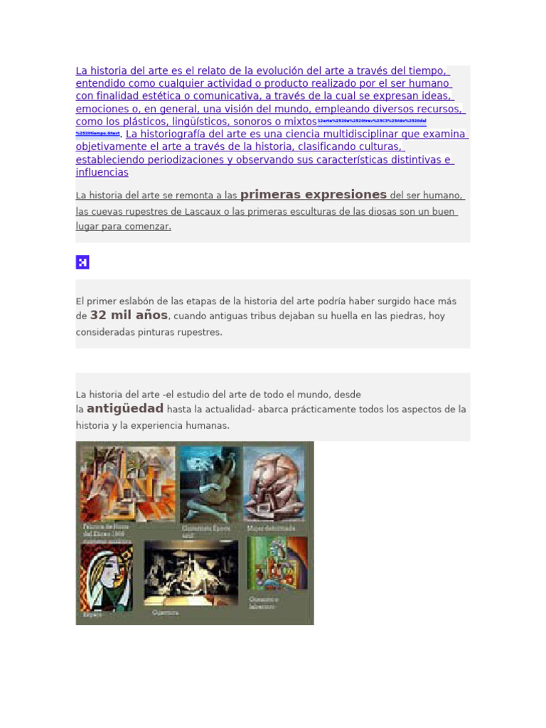 La Historia Del Arte | PDF