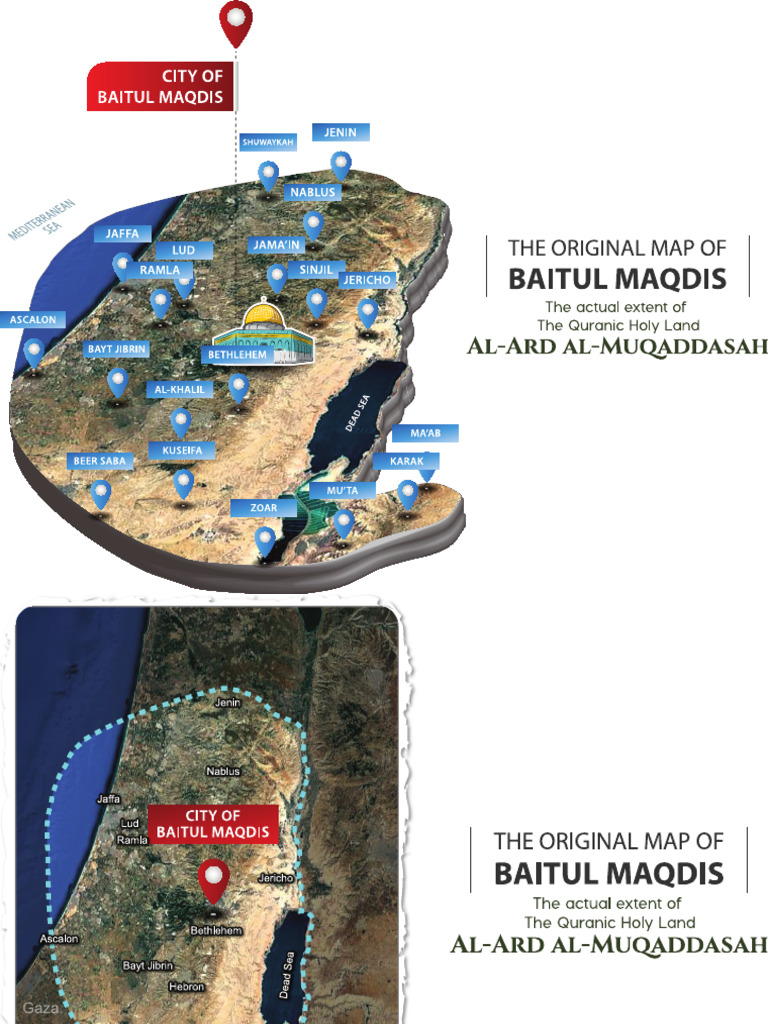 Baitul Maqdis Maps For General Use | PDF