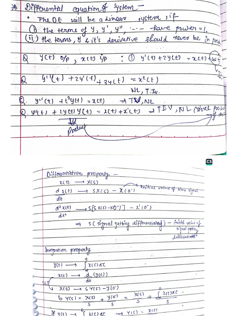 Differential Equation Notes | PDF