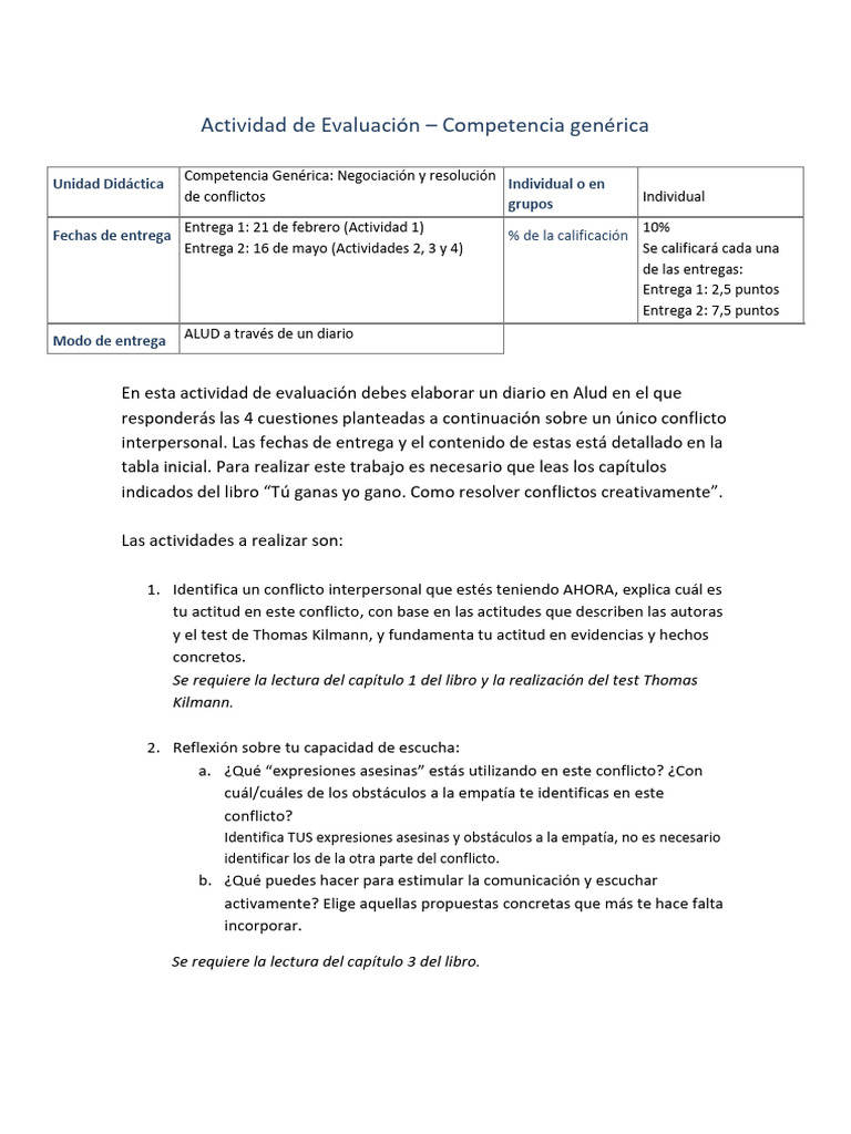 Actividad CG 2425 DED | PDF | Sicología | Ciencias del comportamiento