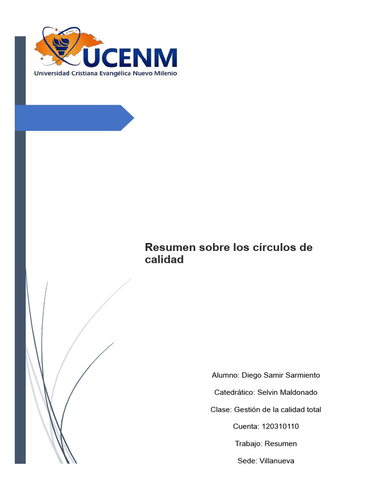 Resumen Sobre Los Círculos de Calidad Ta | PDF | Business | Economias