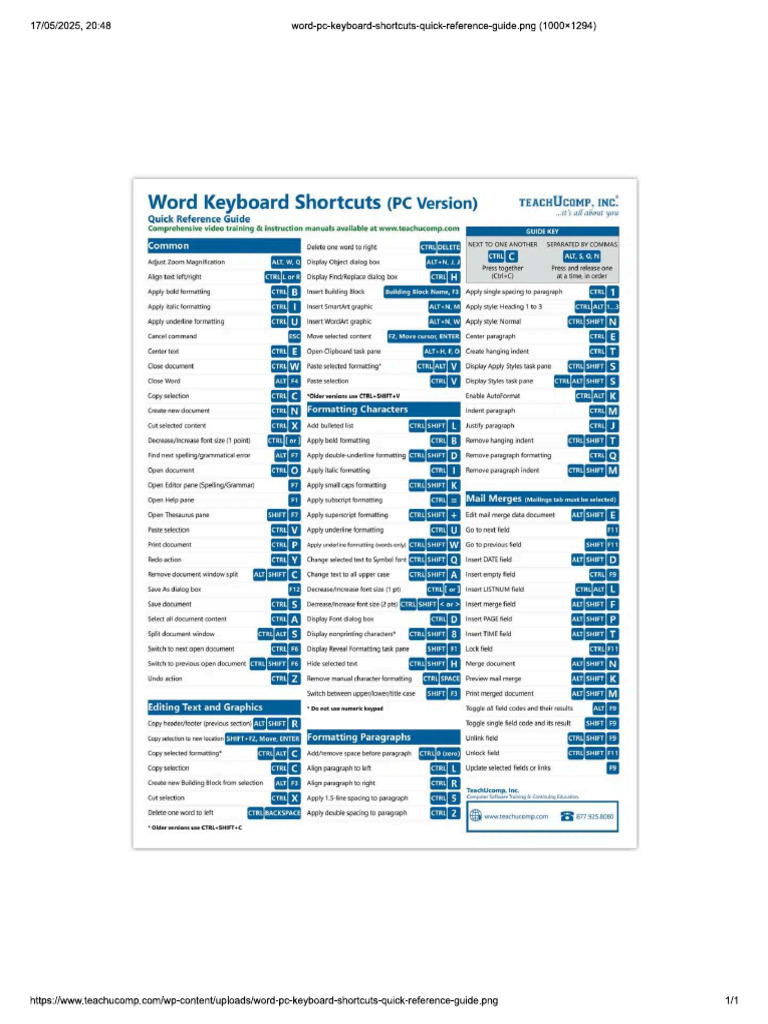 Shortcuts | PDF