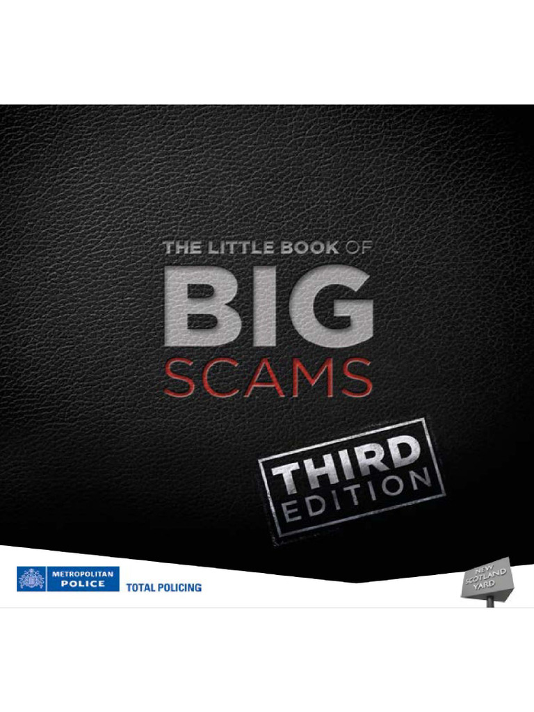 The Little Book of Big Scams Third Edition | PDF