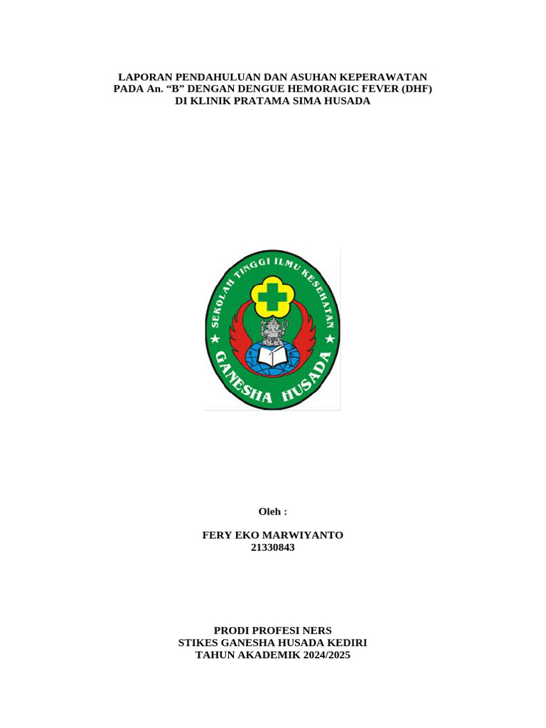 Asuhan Keperawatan DHF pada Anak | PDF