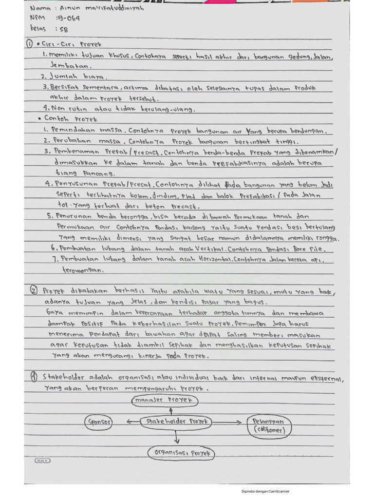 UTS MK - Ainun Ma'Rifatuddiniyah (19-064) | PDF