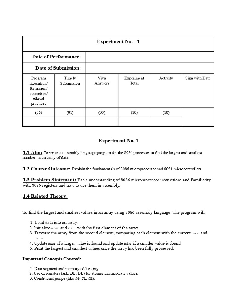 APA Exp 1 Aditya Shinde | PDF | Central Processing Unit | Bit