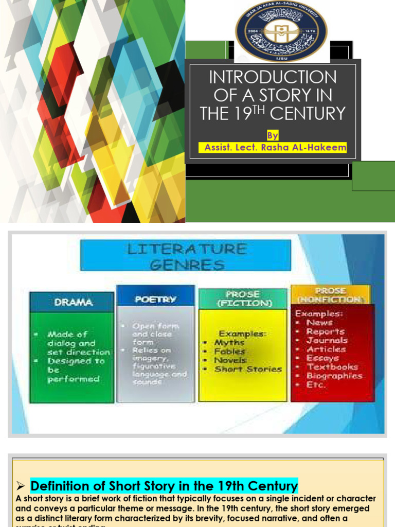 Introduction To Short Story in The 19th Century PDF | PDF | Short ...