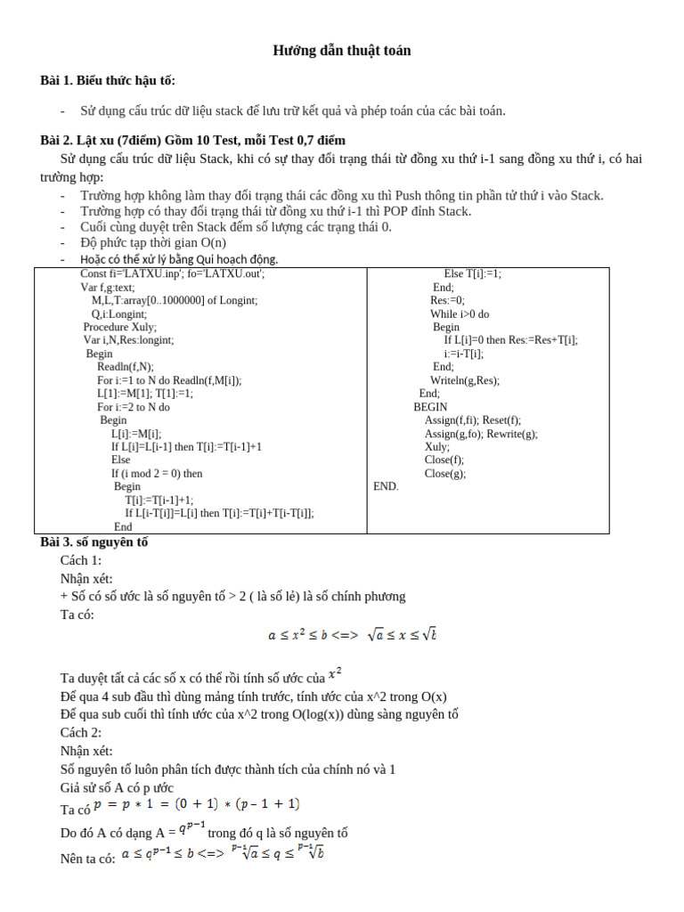 Huong Dan de Bai On Tap DH10-Buoi 2 | PDF