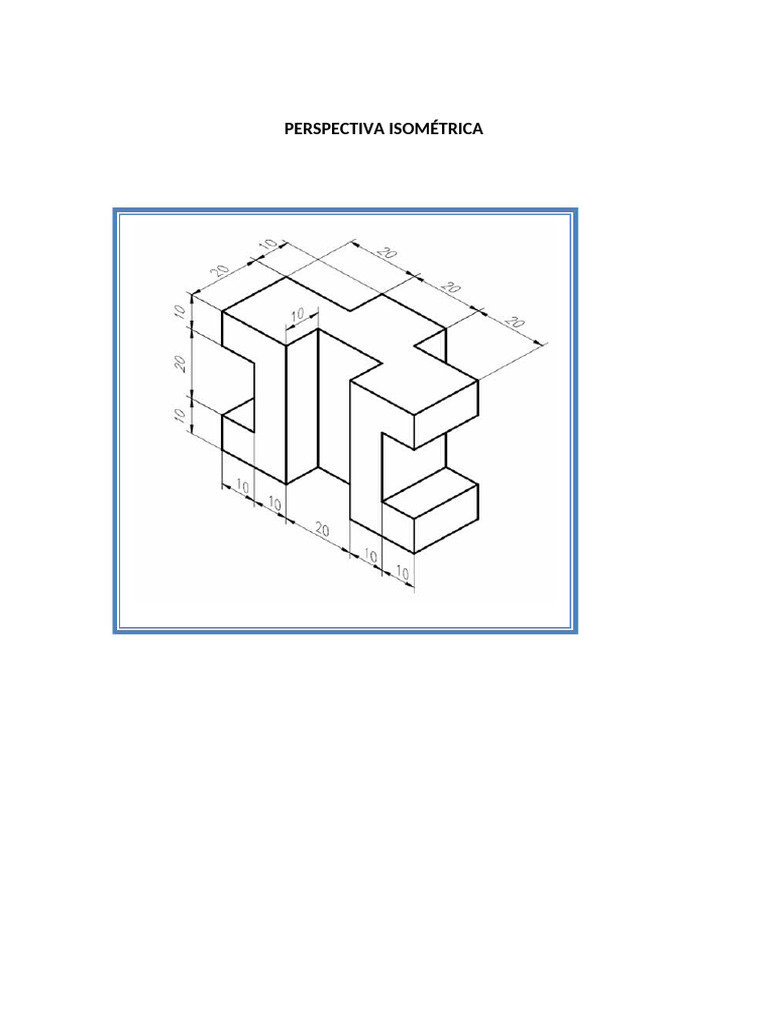 PERSPECTIVA ISOMÉTRICA Imagen | PDF
