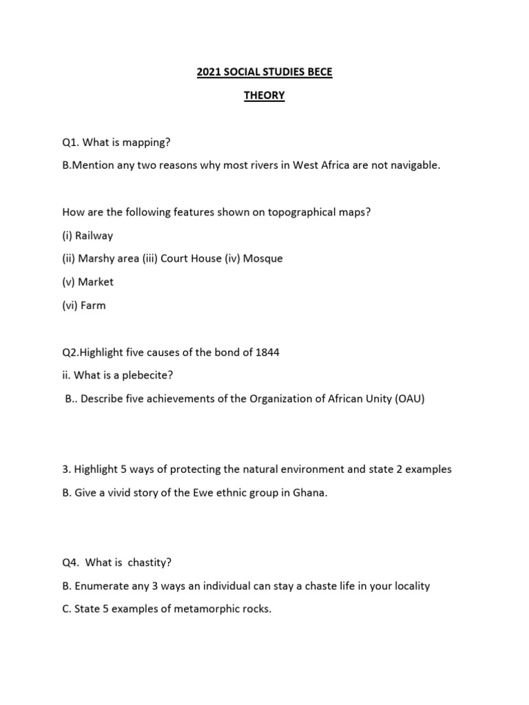 2021 Bece Social | PDF
