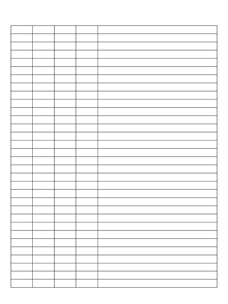 Lengkap Tabel ASCII 0-255 | PDF | Ascii | Computer Data