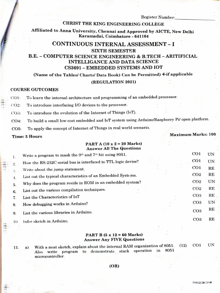 Emb Cia - 1 QP | PDF