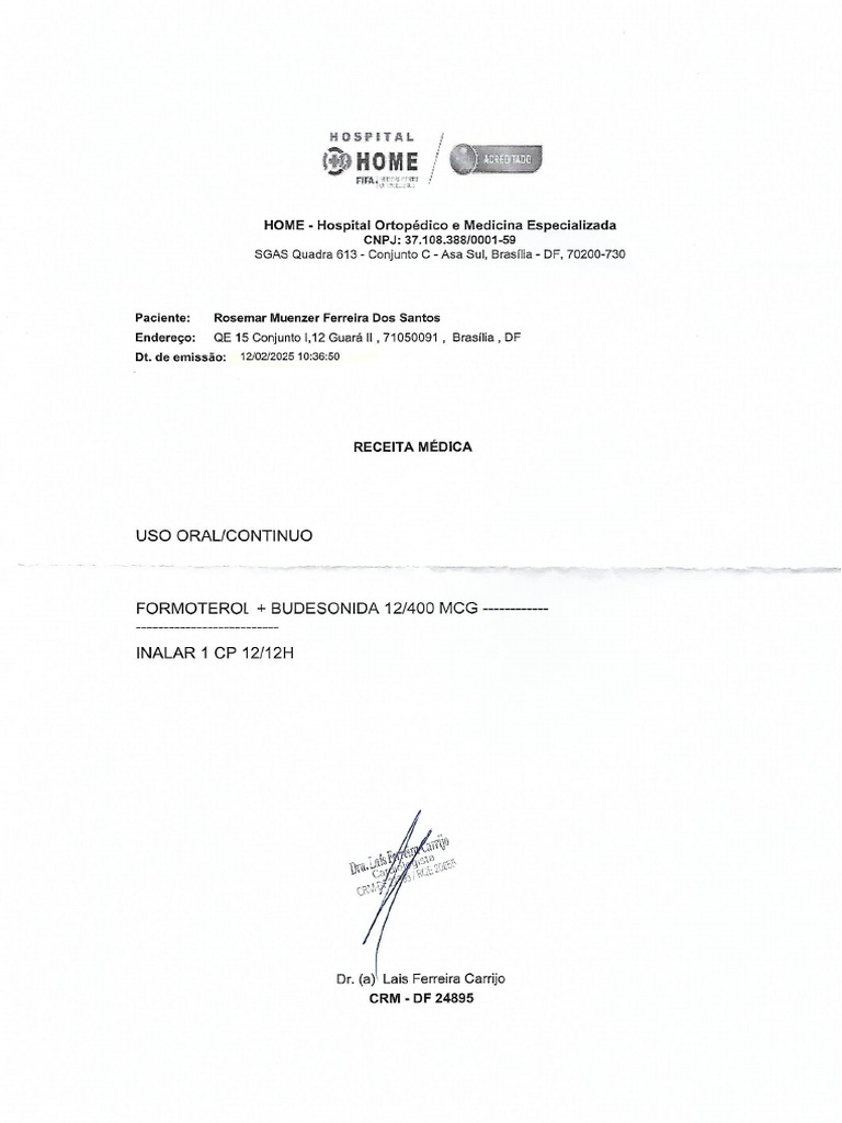 Inalador Receituario - Rosemar-1 | PDF