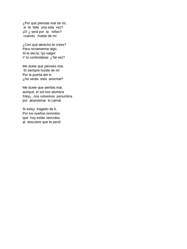 Redondilla Corregida | PDF