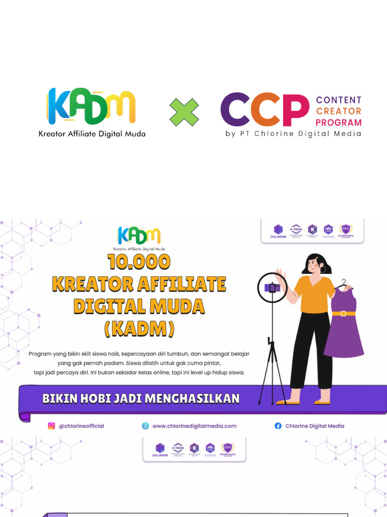 Kreator Affiliate Digital Muda KADM by PT Chlorine Digital Media | PDF
