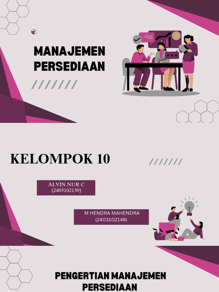 Manajemen Persediaan Kelompok 10 | PDF