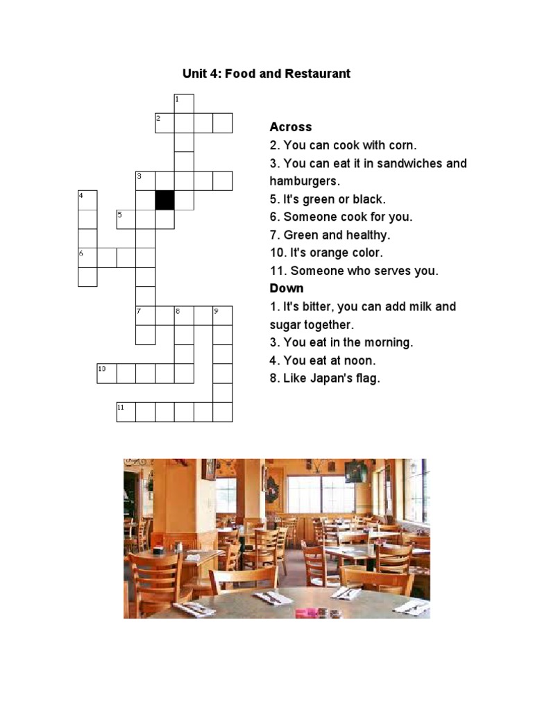 Unit 4 - Food and Restaurant | PDF