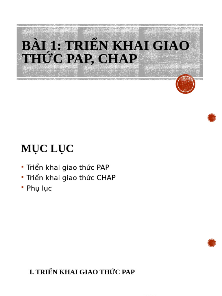 Giao TH C Pap, Chap - 01 | PDF