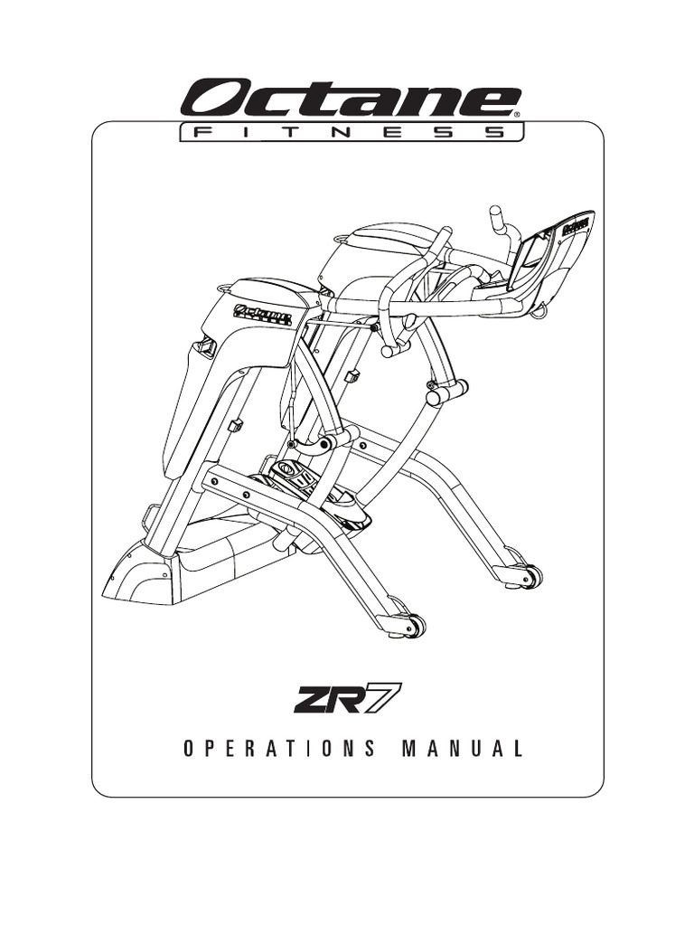 Octane Fitness ZR7 Zero Runner Guide | PDF | Running | Heart Rate