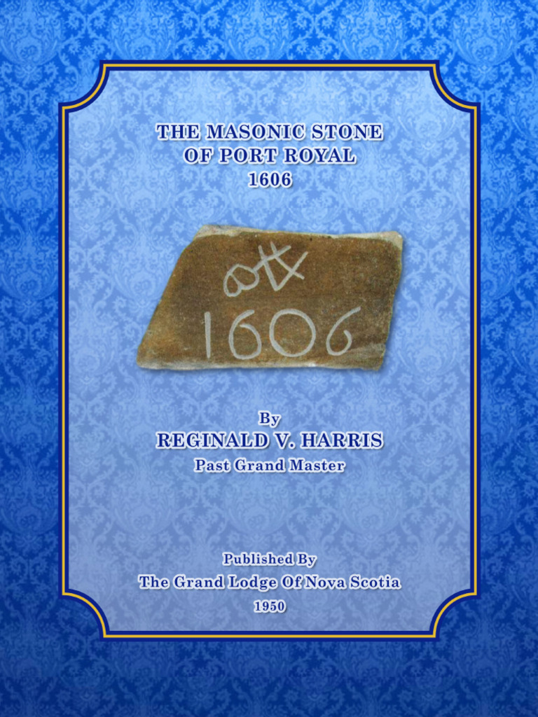 Masonic Stone Discovery in Nova Scotia | PDF | Freemasonry