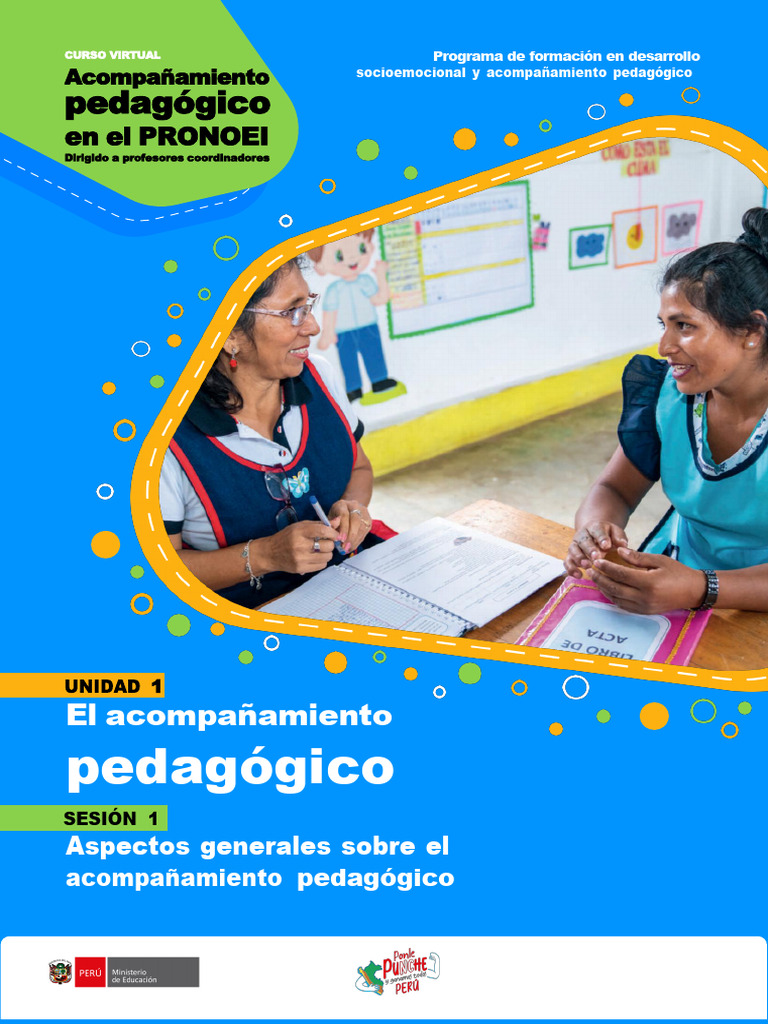 Fascículo U1s1 AP Pronoei 2 Coordinadora Pronoei | PDF | Educación de la primera infancia ...
