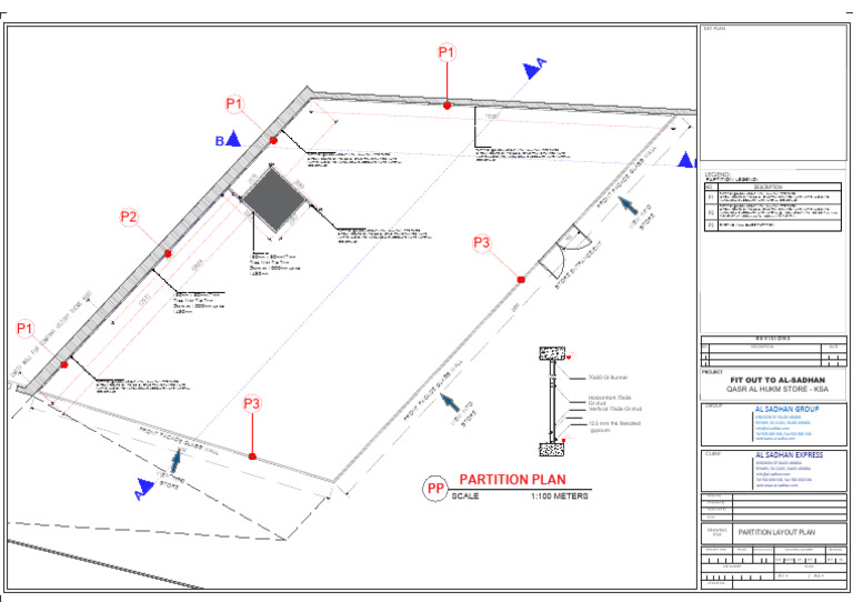 Ar-003 (Partition Layout Plan) | PDF | Building Engineering ...
