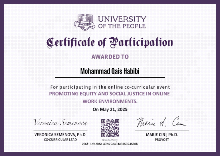 Mohammad Qais Habibi | PDF