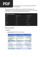 Monthly Salah Rakat Tracking Chart | PDF | Worship | Sharia