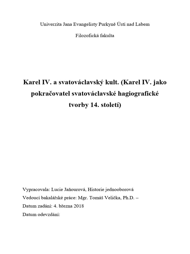 Bakalářská+Práce+Karel+IV | PDF