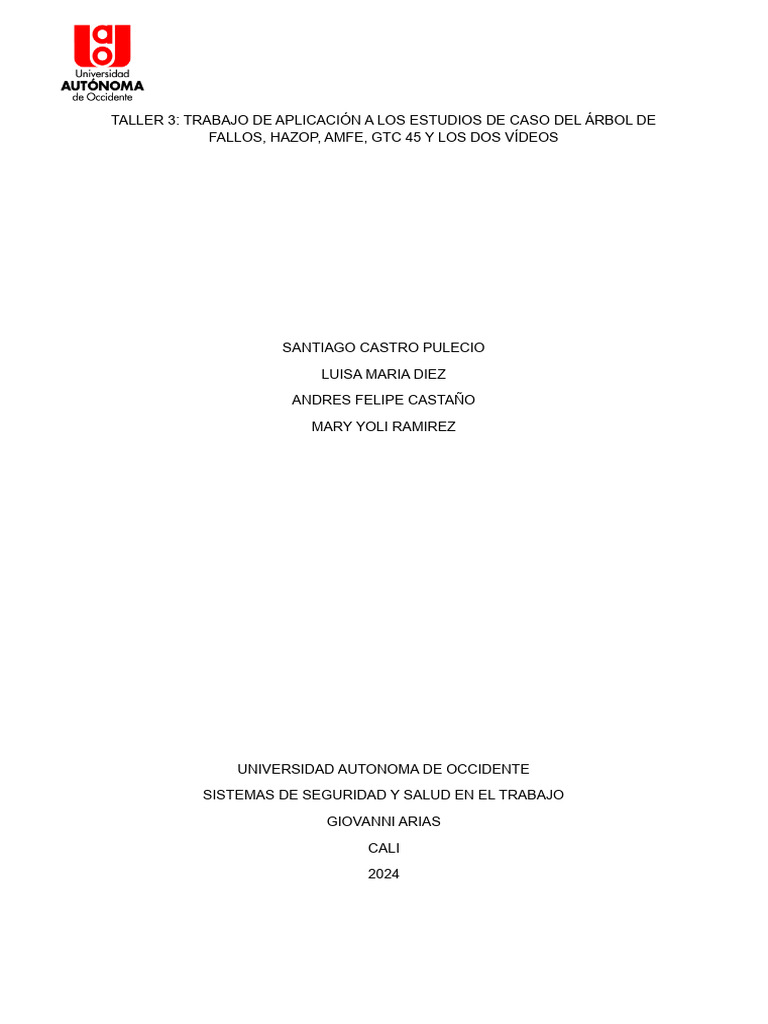 Estudios de Casos Arbol de Fallos | PDF