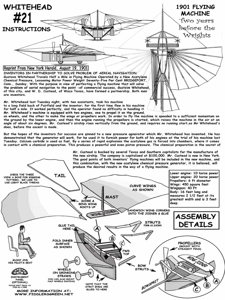 Whitehead Instructions | PDF