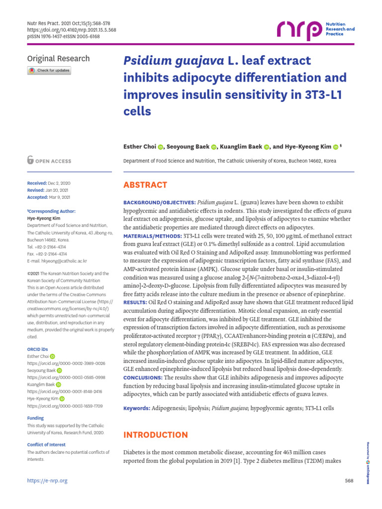 nrp-15-568 | PDF | Adipocyte | Adipose Tissue