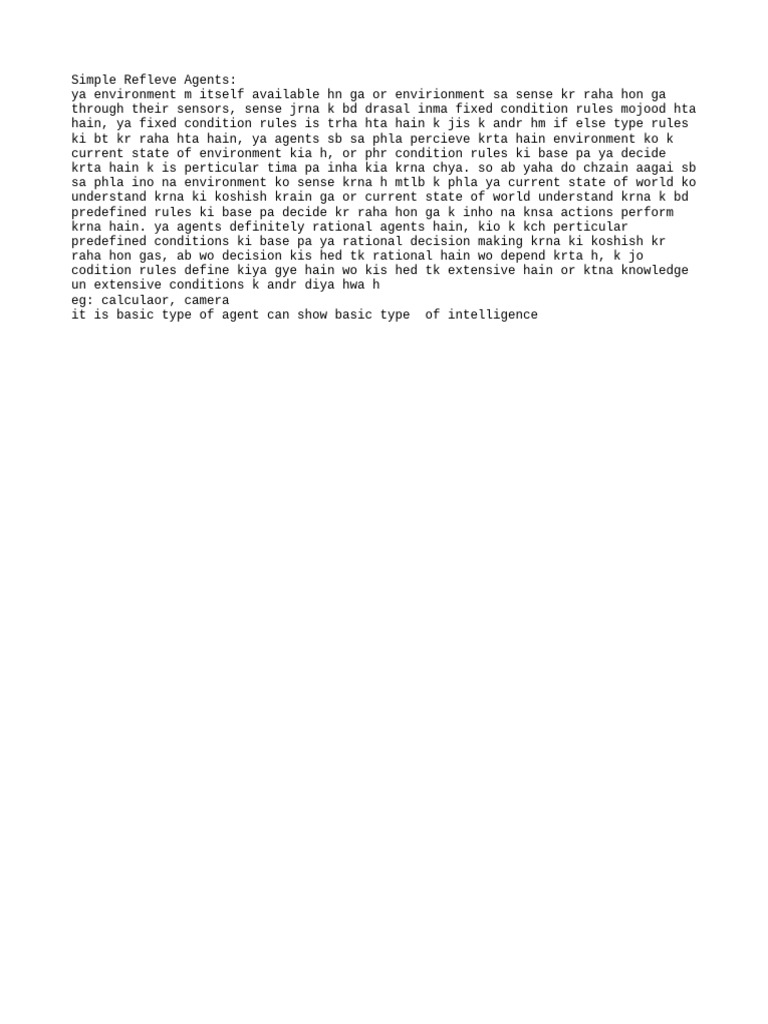 Types of Agents | PDF