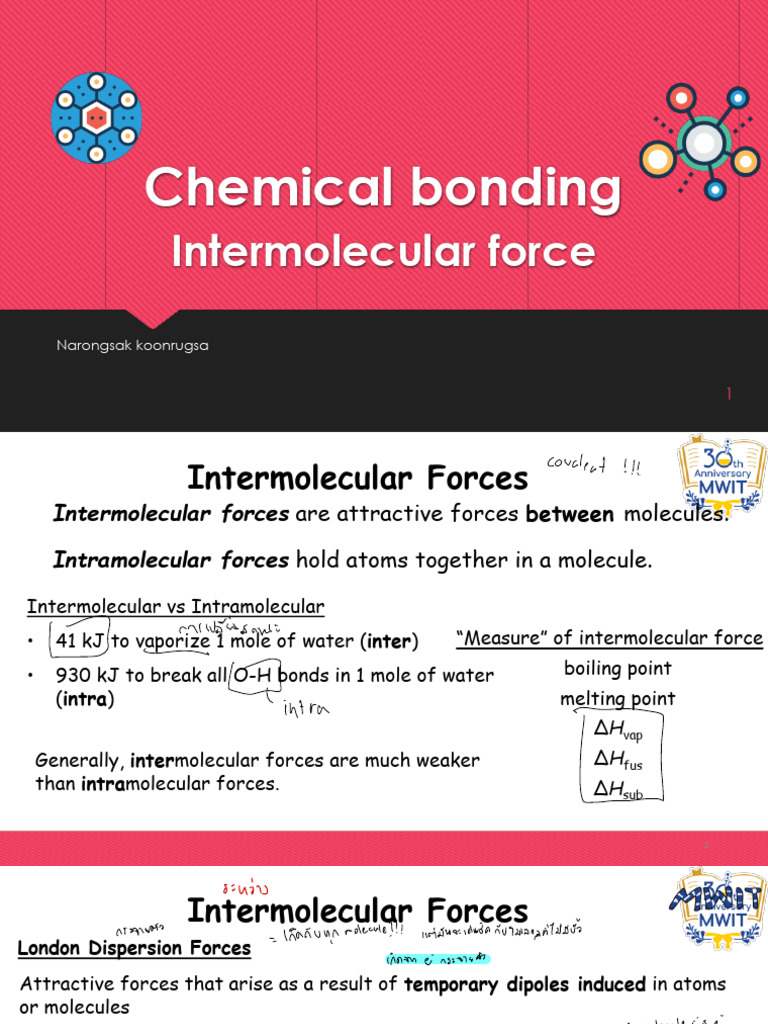 00 Intermolecular Force | PDF