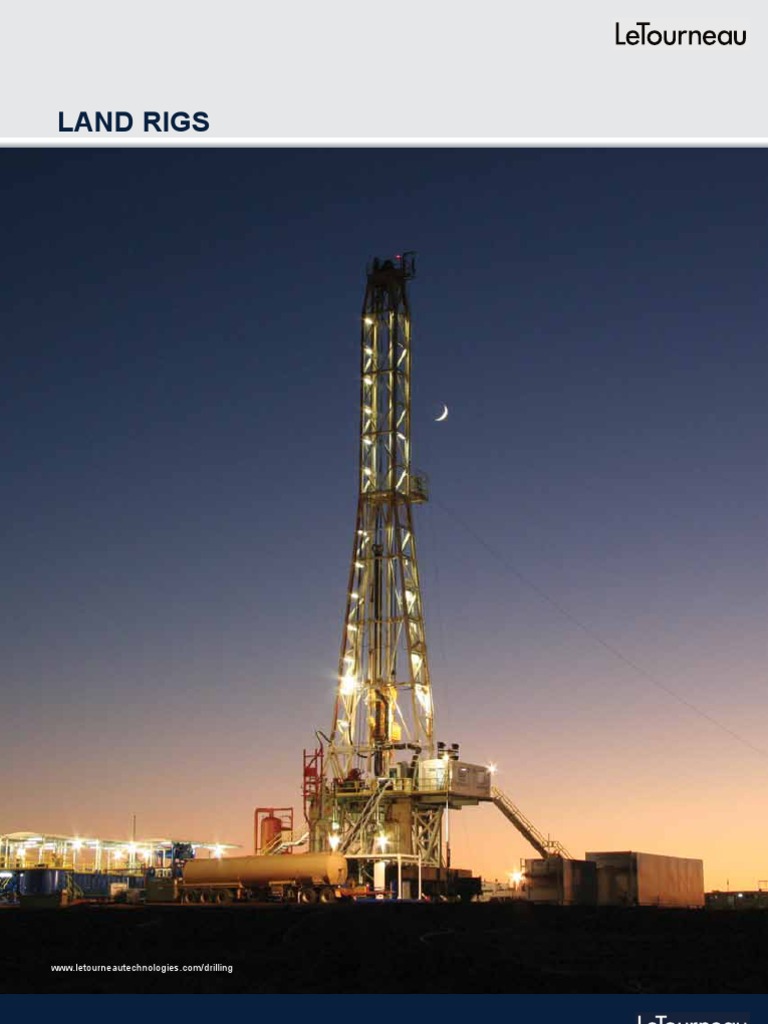 Land Rig Brochure | Download Free PDF | Drilling Rig | Transmission ...