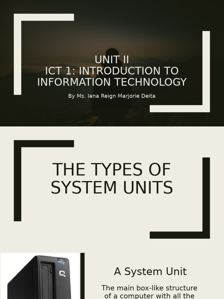 Week 4 The System Unit Processor To Data Representation | PDF | Random Access Memory | Computer ...