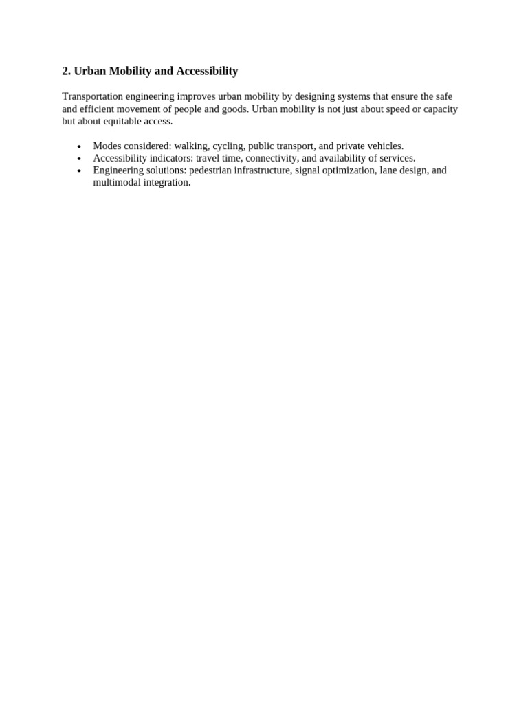 Transportation Engineering Notes XX-0002 | PDF