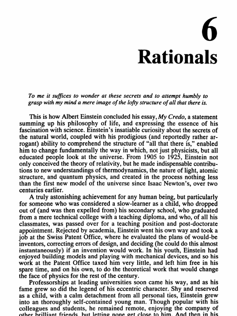 Please Understand Me II - The Rationals | PDF | Prometheus | Reason