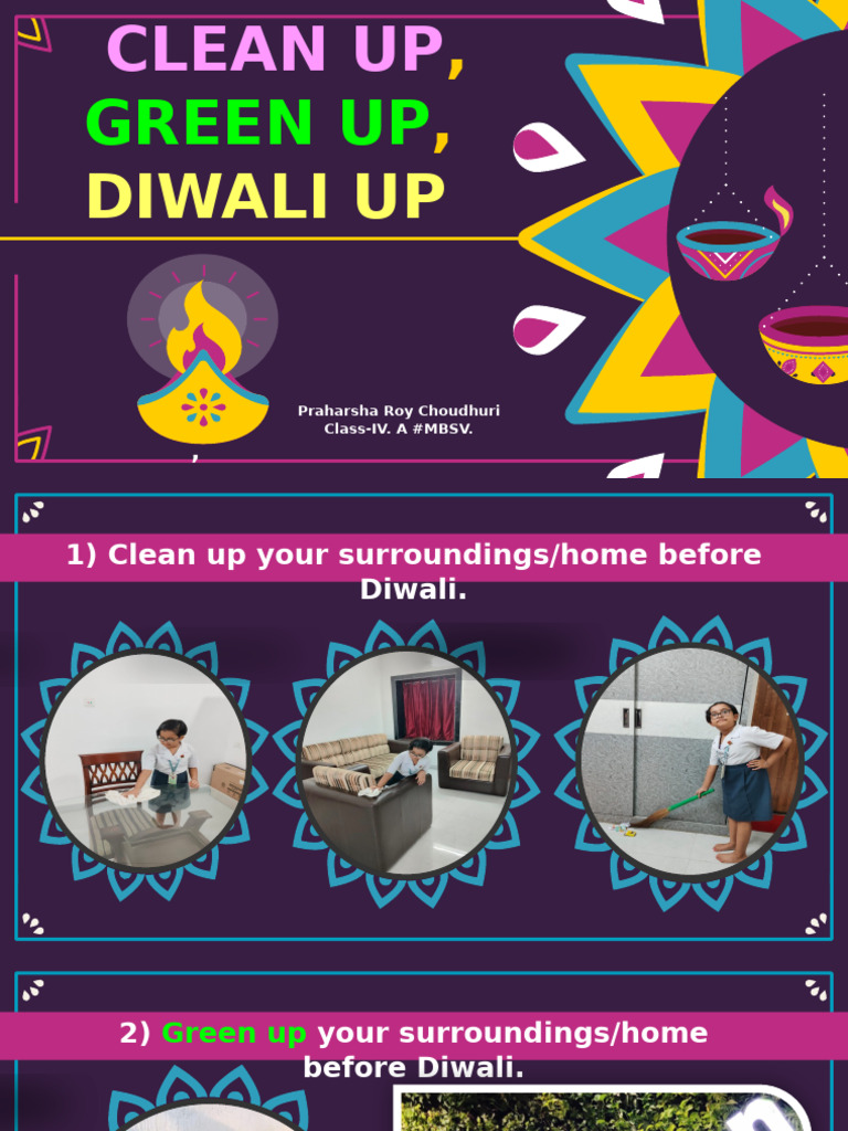Clean Up, Green Up, Diwali Up | PDF